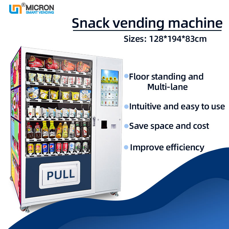 Big Capacity Snacks Drinks Combo Vending Machine